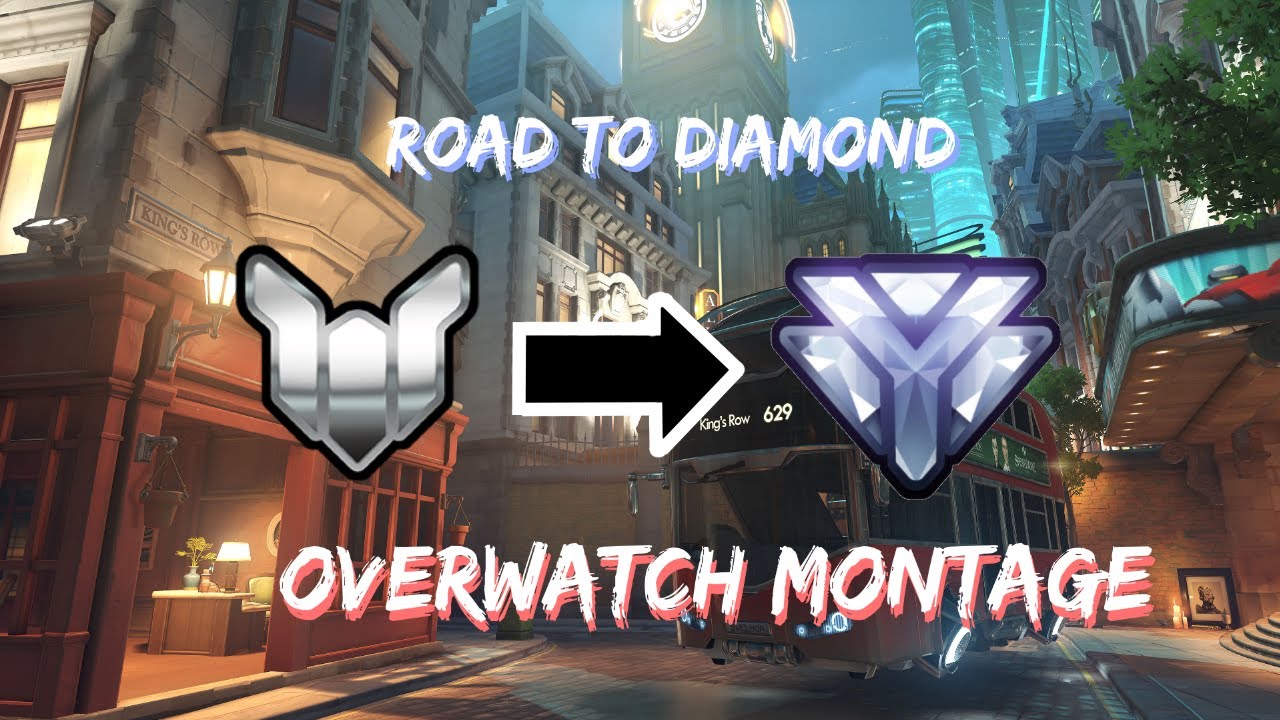 road to diamond - overwatch montage - YouTube