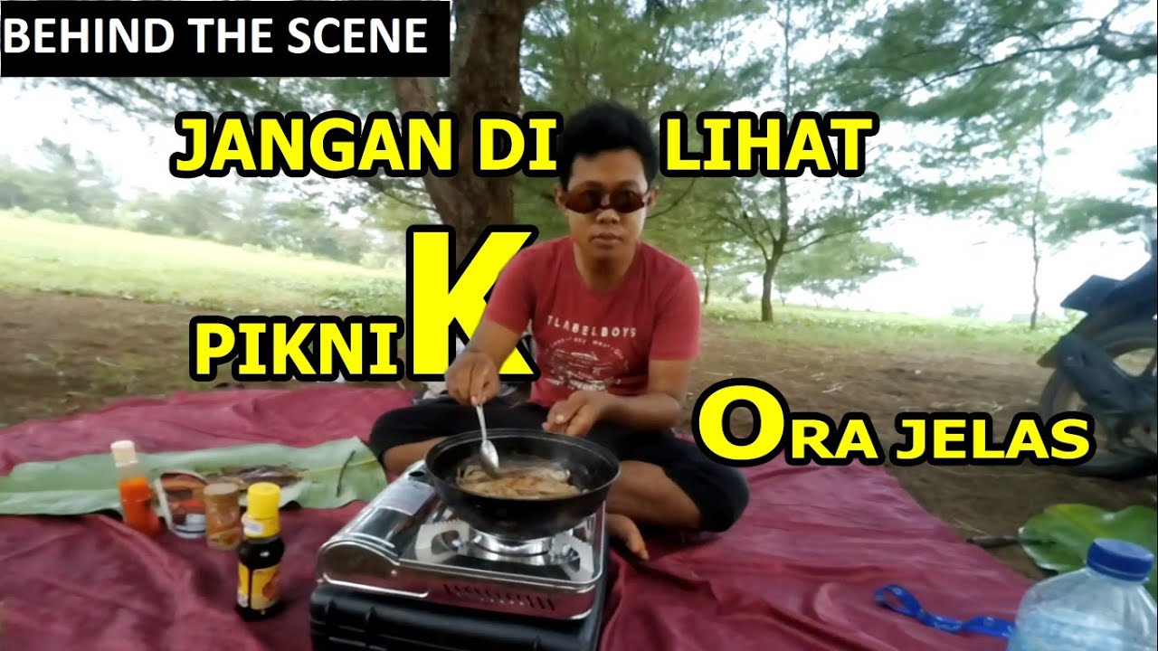 Behind The Scene Piknik dipantai Lampon ala hoorang kaya - YouTube