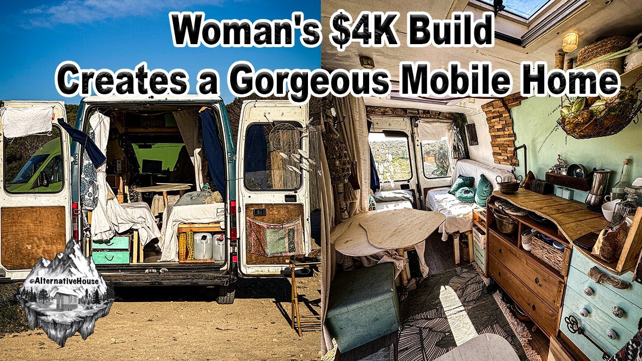 Woman Builds Charming Camper Van for $4K and Travels the World - Full ...