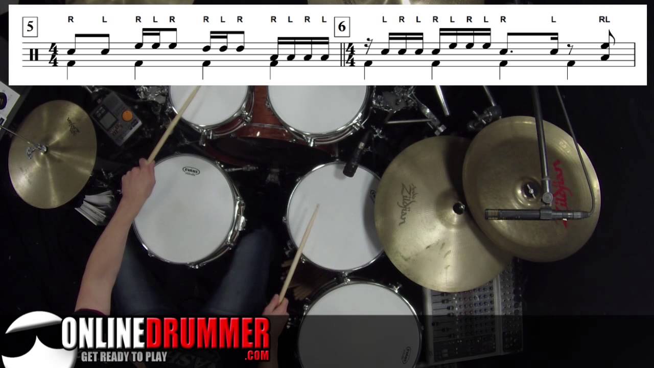 Drum Lesson - Starter Drum Beats and Fills - YouTube