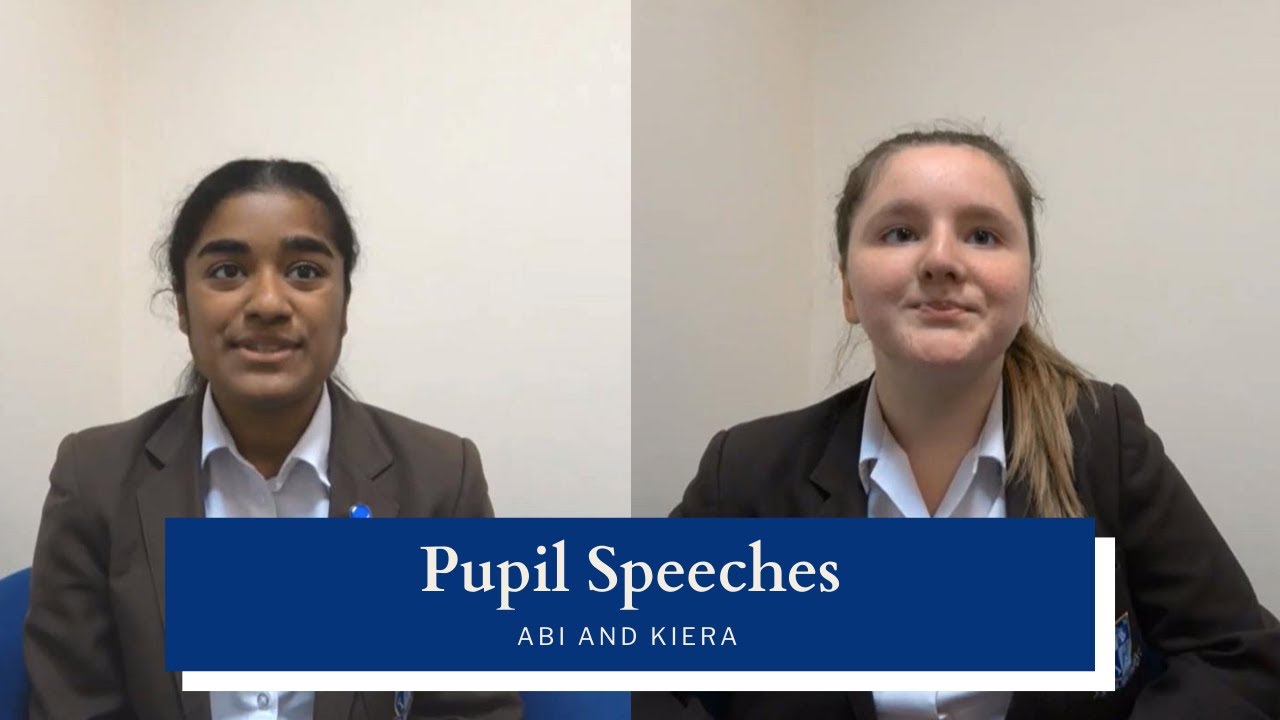 Head Girl and Junior Prefect Speech - YouTube
