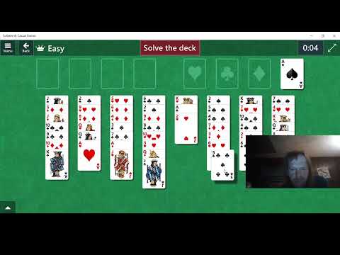 Playing Microsoft Solitaire Collection Part 1996!!!