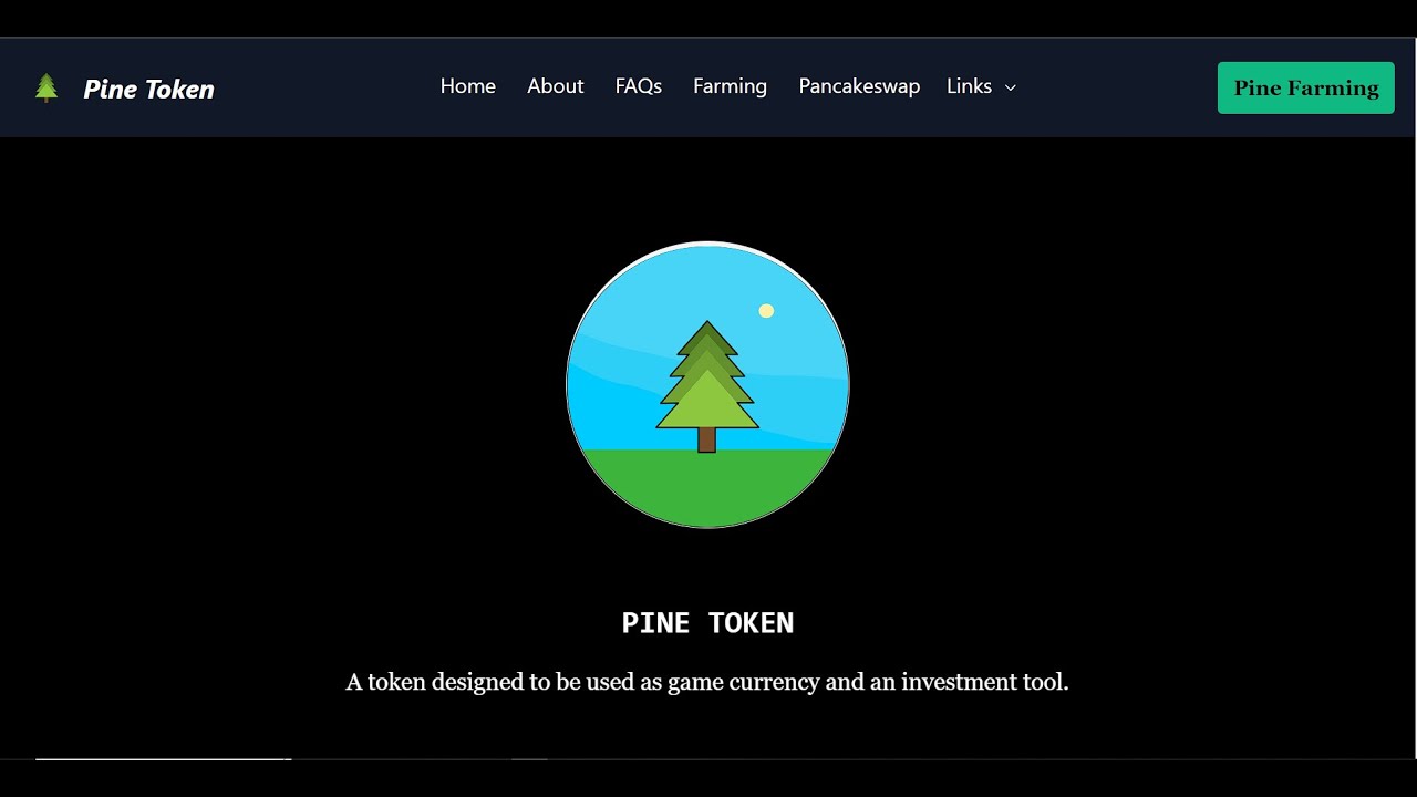 PINE Farming Tutorial | DApp for Pine Token - YouTube