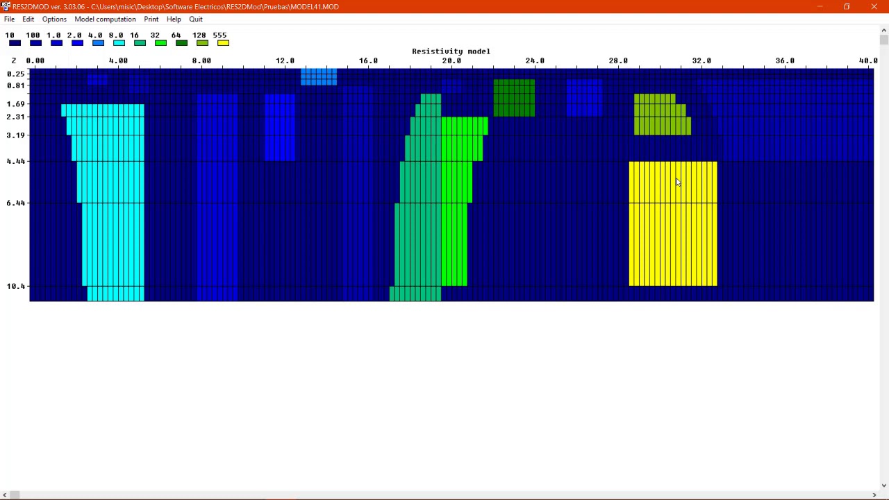 Introducción al modelo directo de tomografía de resistividad eléctrica ...