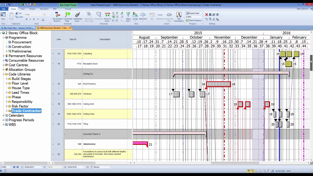 Asta Powerproject v14 0 02 New Features Code Breakdown Structure Part 1 ...
