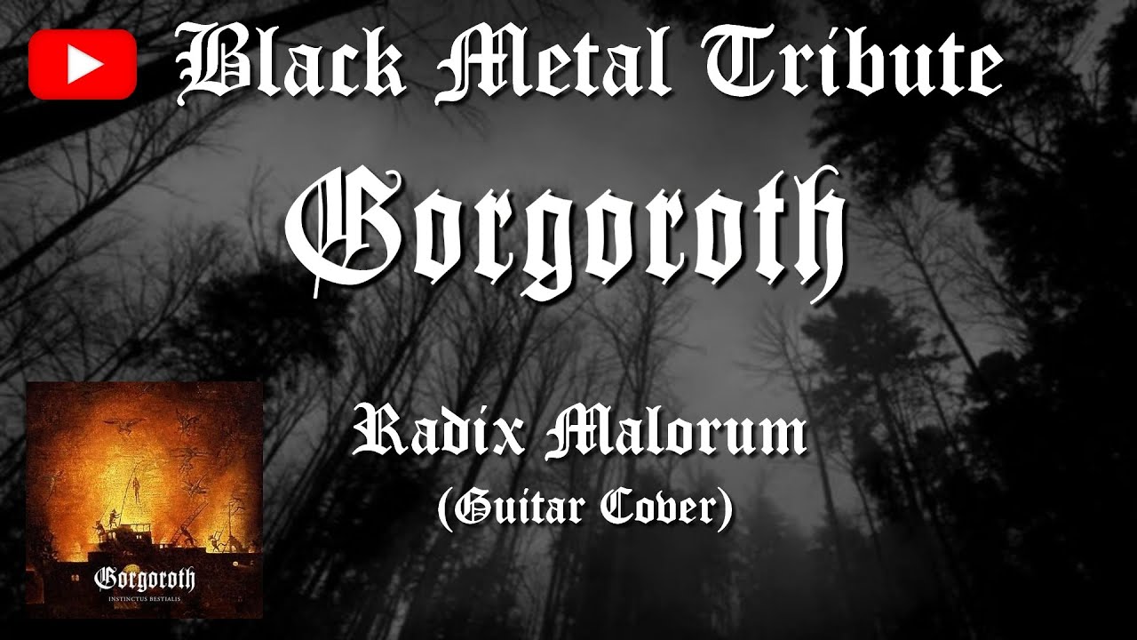 Gorgoroth - Radix Malorum (Guitar Cover) - YouTube