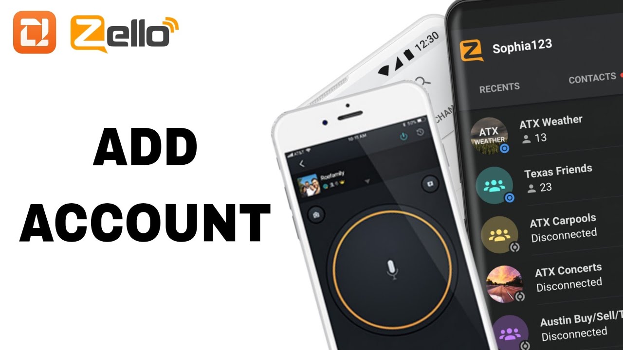 How To Add Account On Zello App - YouTube