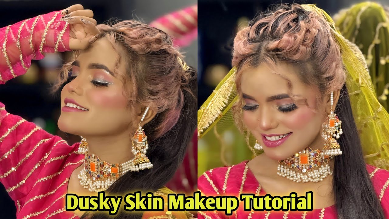 Flawless Makeup Tutorial for Dusky Skin | Glow & Glam Look - YouTube