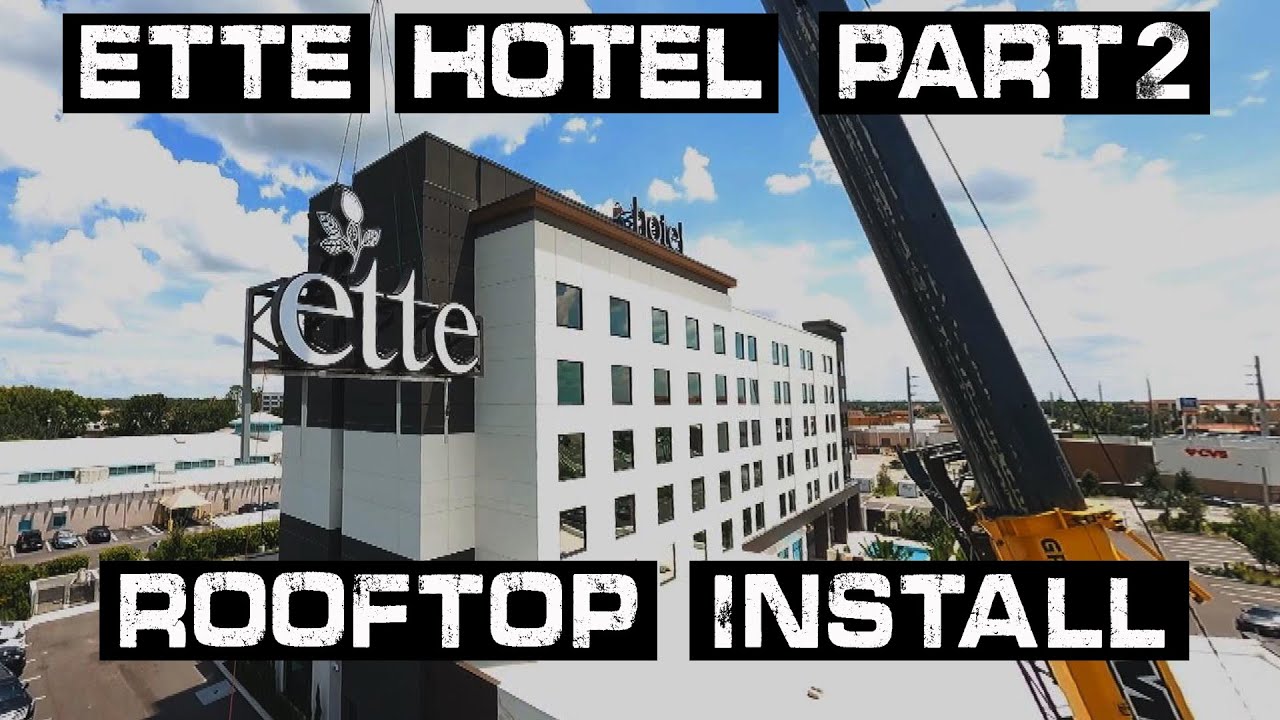 Rooftop Install for Ette Hotel Part 2: - YouTube