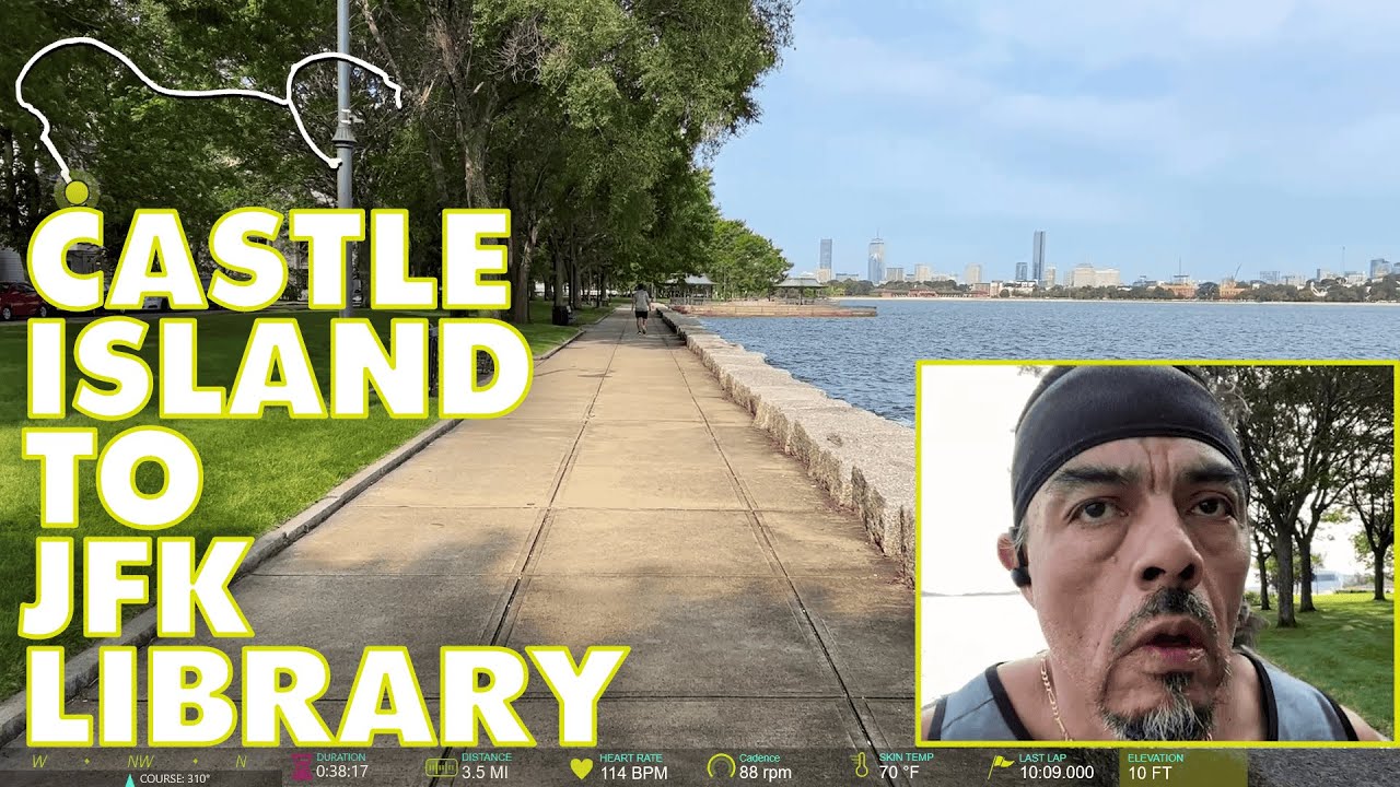 Castle Island to JFK Library Coastline Run! - YouTube