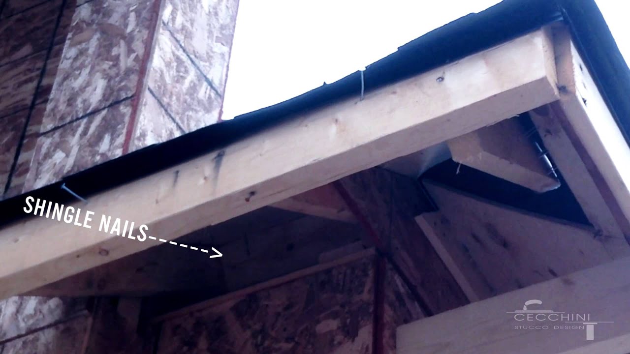 Cecchini Stucco Design - ROOFING SHINGLES/STEP FLASHING Part II - YouTube