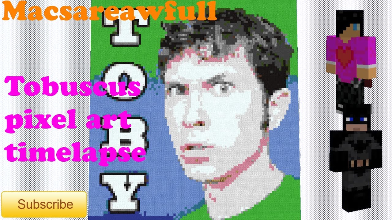 Tobuscus pixel art : 10,000th view special: - YouTube