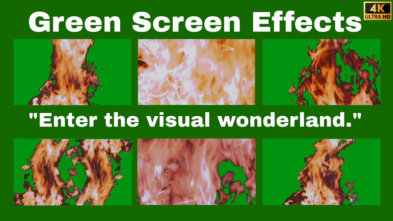 FIRE–GREEN SCREEN EFFECTS | 4K VIDEO QUALITY - YouTube