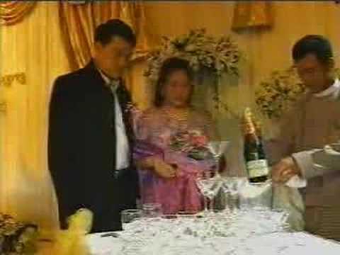 Myanmar Wedding of Burma Than Shwe's daughter - 21of24 - YouTube