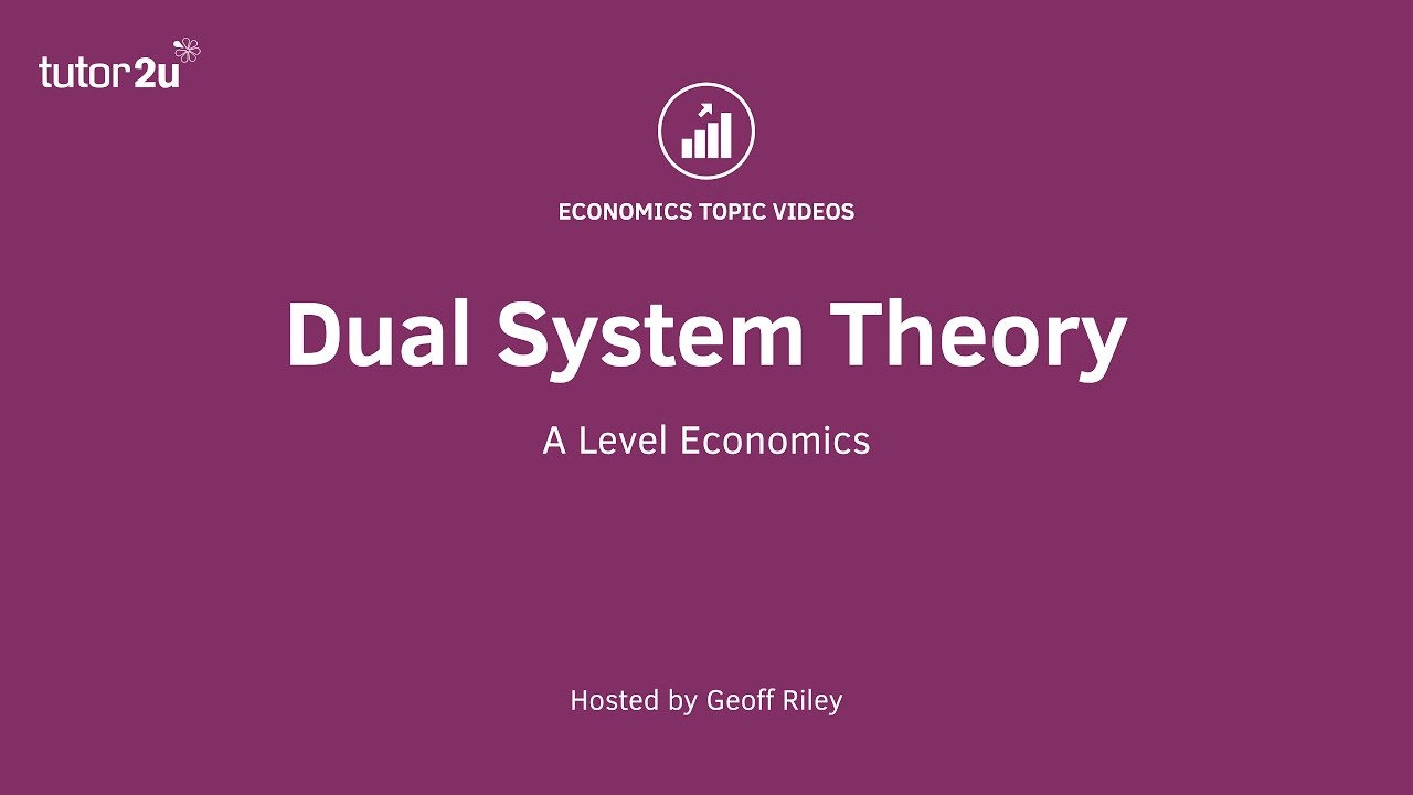 Behavioural Economics - Dual System Theory - YouTube