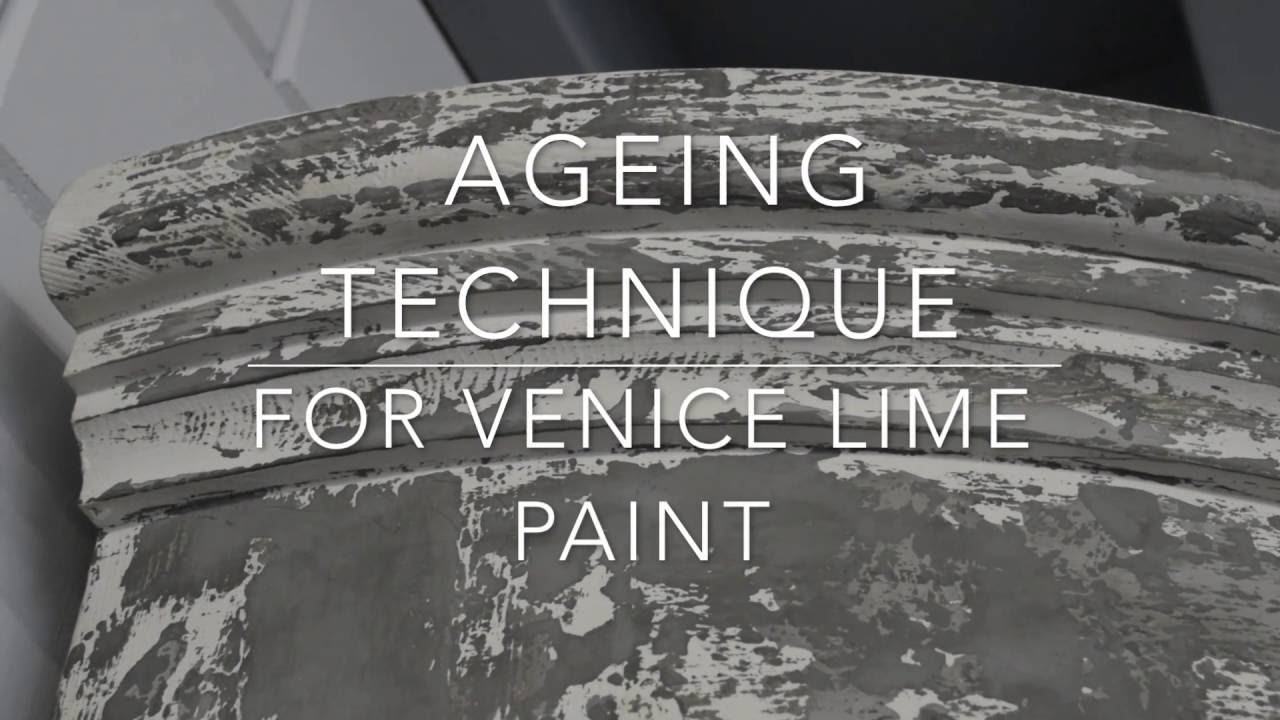 Ageing technique using Autentico Venice lime paint. - YouTube