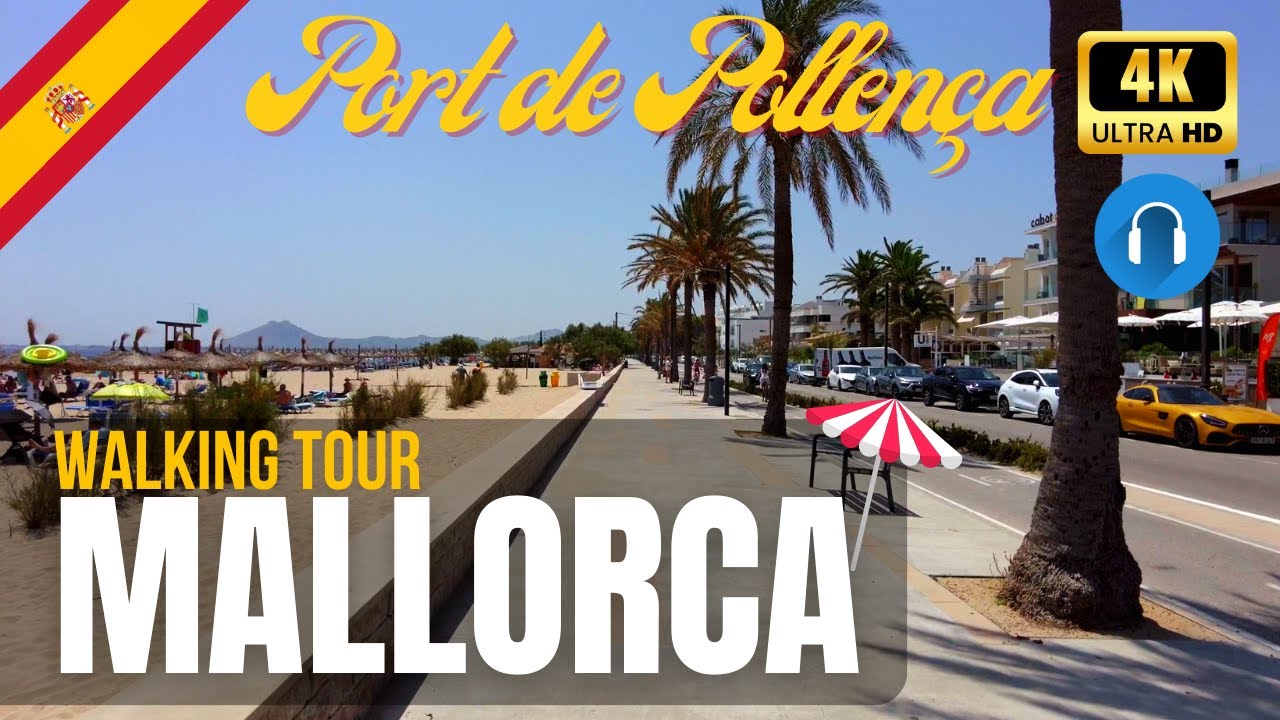 Explore the magnificent beach with fine sand of Port de Pollença under ...
