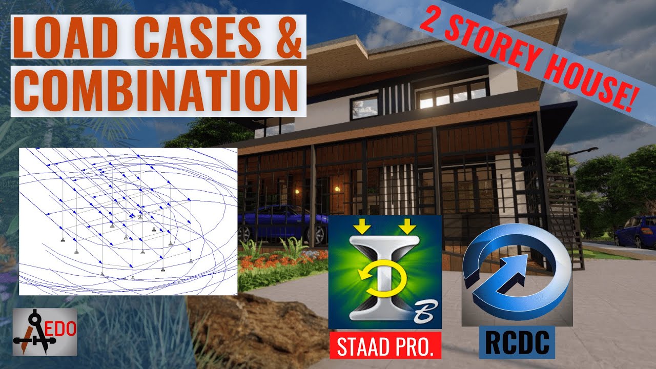 LOAD GENERATION FOR 2 STOREY RESIDENTIAL BUILDING DESIGN - YouTube