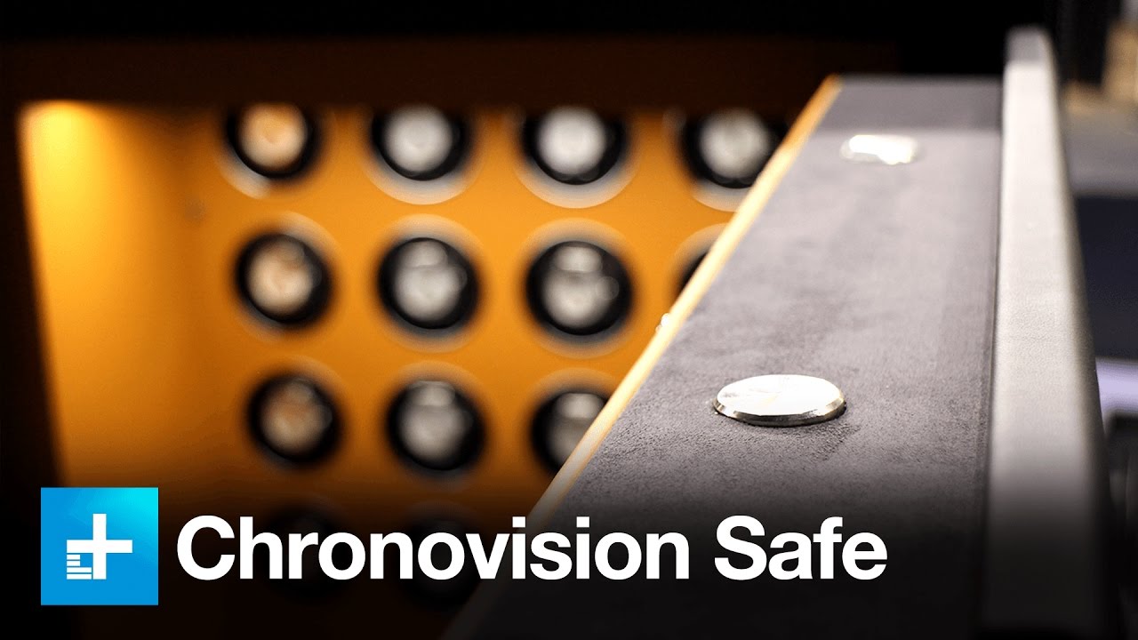 The $36,000 Chronovision Safe is leather covered, Bluetooth connected ...