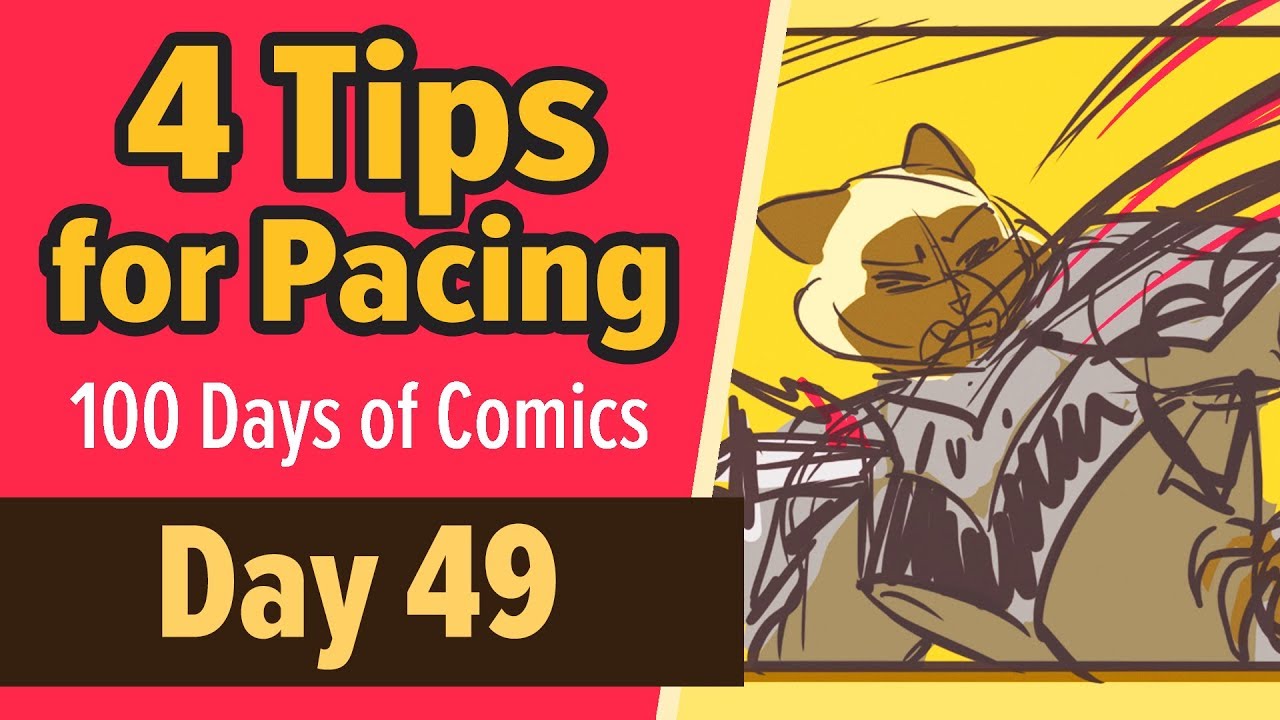 The 4 Elements of Pacing - 100 Days of Making Comics 2 - DAY 49 - YouTube