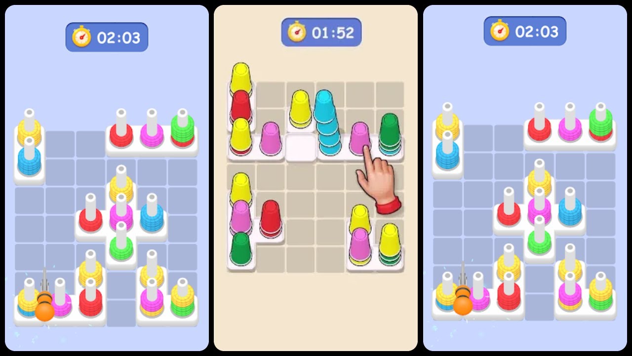 Rope Sort! Game Android Gameplay - YouTube