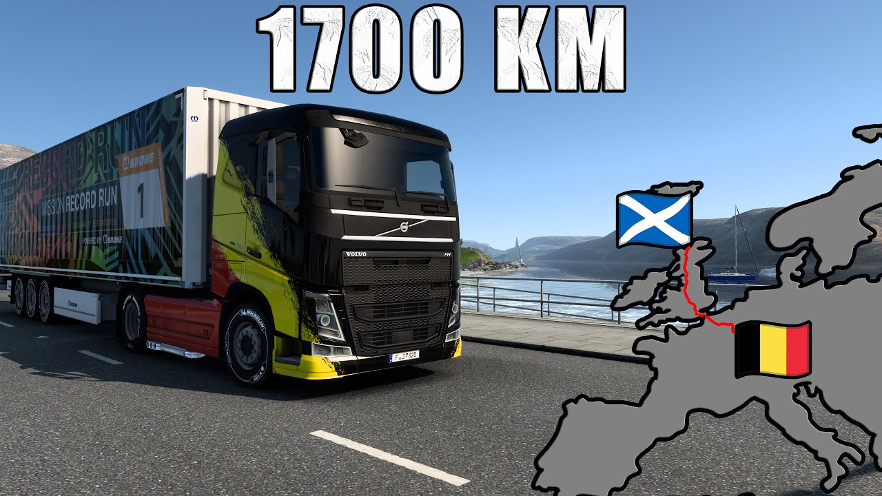 ETS2 ProMods Long Delivery From Belgium to Scotland | Euro Truck ...