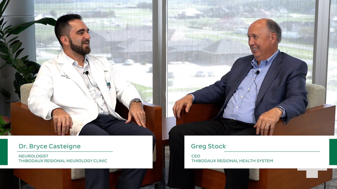 Meet Dr. Bryce Casteigne, Neurologist at Thibodaux Regional - YouTube