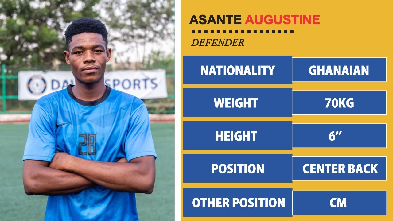 AUGUSTINE ASANTE - AMAZING SKIILS,TACKLES AND TECHNIQUES - YouTube