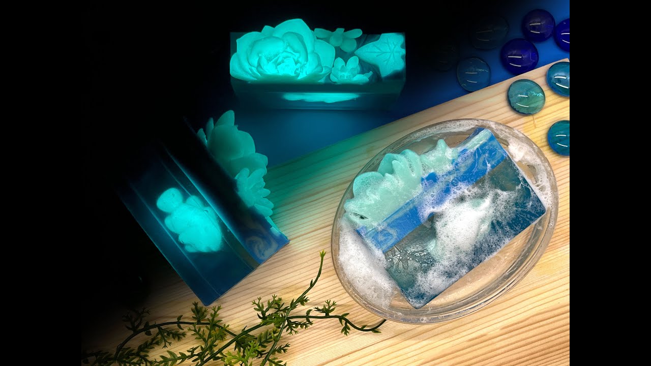 Avatar The Way of Water Inspired Soap! (it glows in the dark!!) 💙 - YouTube