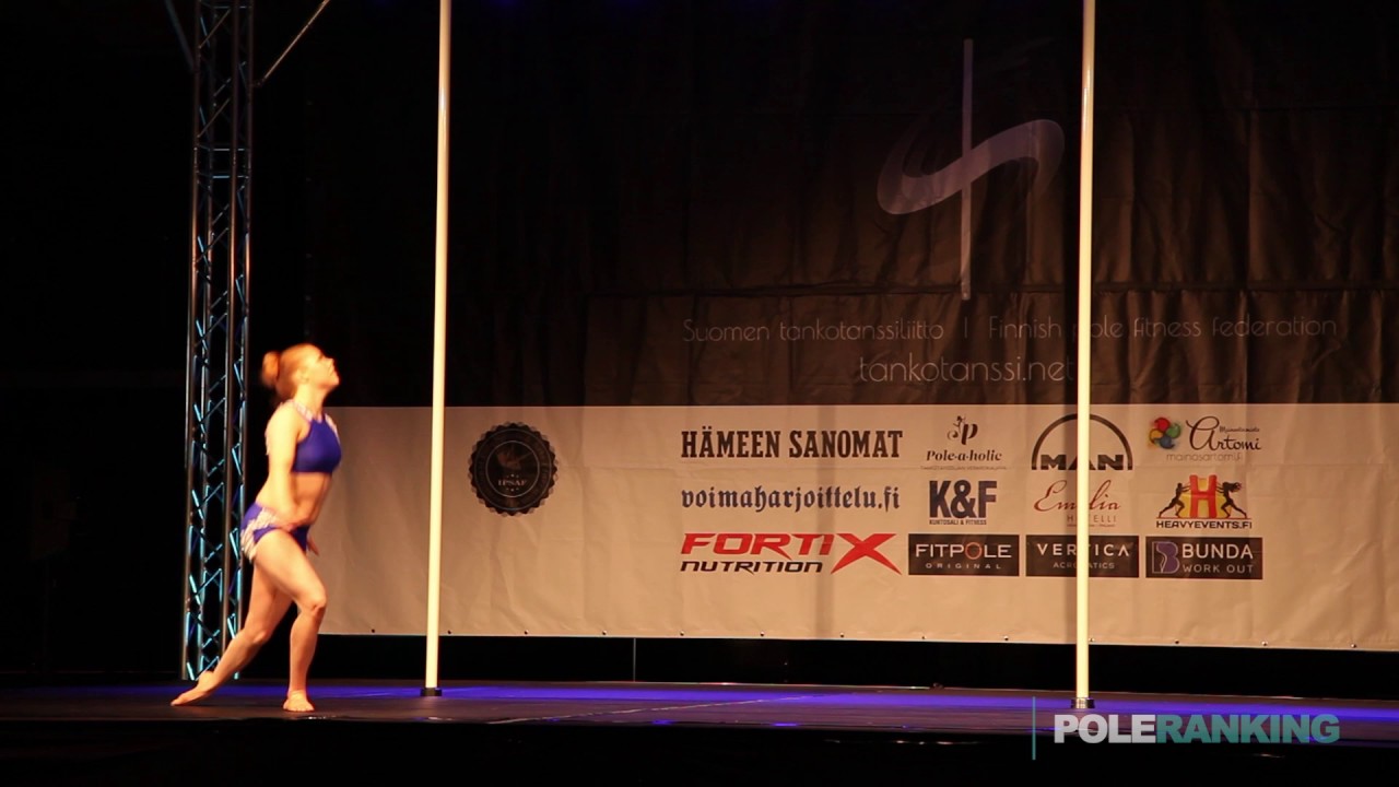 Jenni Multisilta - Finnish Pole Dance Championships 2017 - YouTube