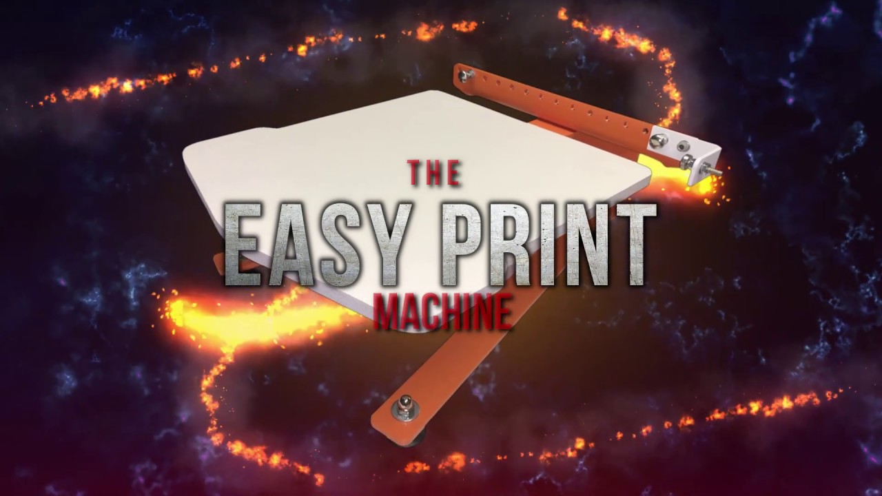 The Easy Print Screen Printing Machine - YouTube