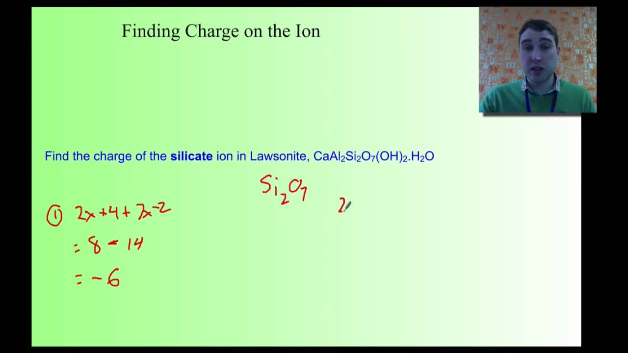 Flippin' Science - Finding the Charge of Silicates and Aluminosilicates ...