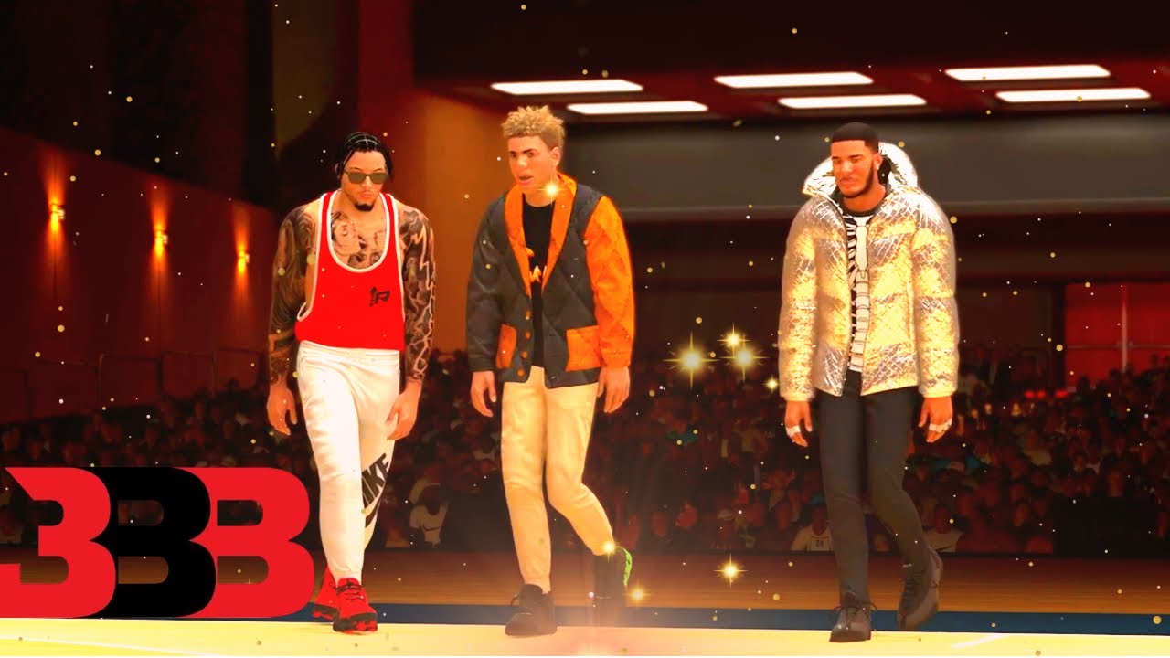THE BBB BALL BROTHERS TAKEOVER NBA2K25 WITH LONZO, LAMELO & LIANGELO ...