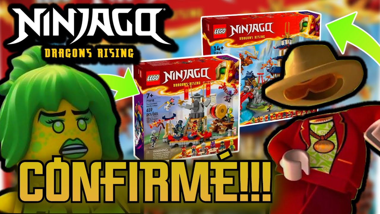ILS SONT DE RETOUR !!! (Tox et Invizable) | Ninjago Dragons Rising ...