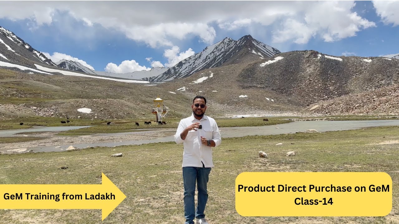 GeM Training from Ladakh: How to Get Direct Purchase Orders? (Under ...