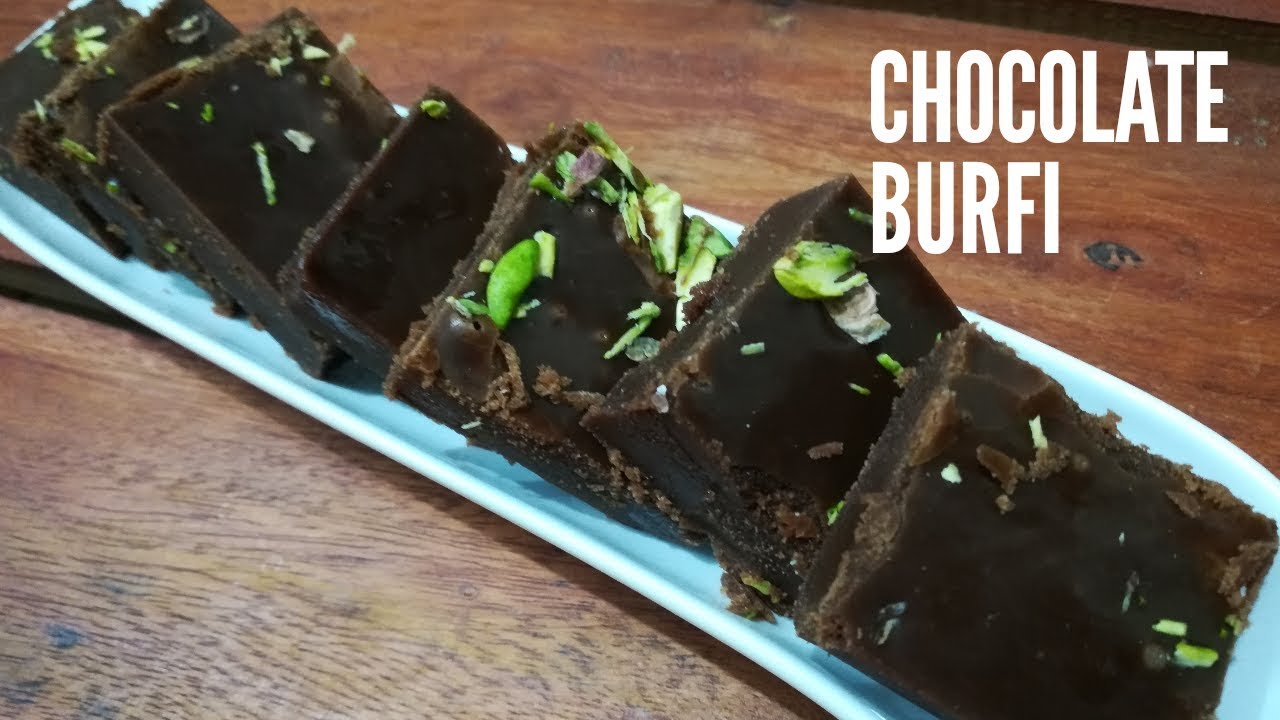Chocolate Burfi | Tasty Burfi Recipe - YouTube
