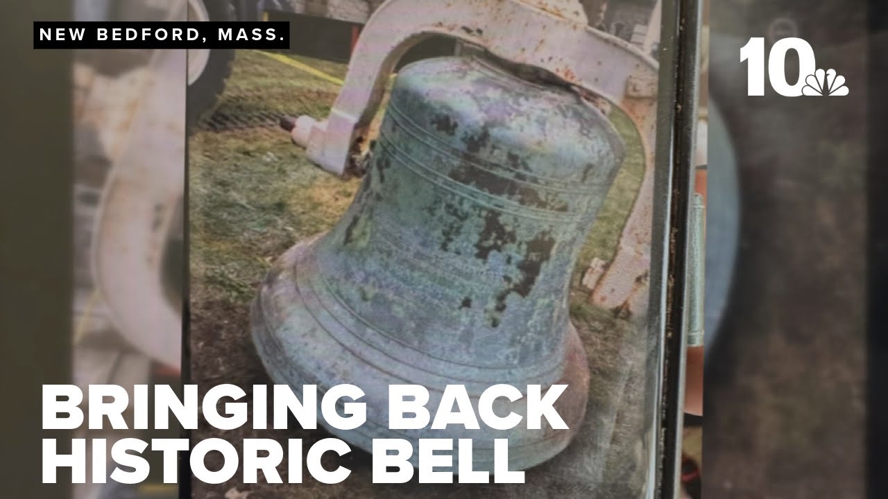 Community works to bring back historic church bell - YouTube