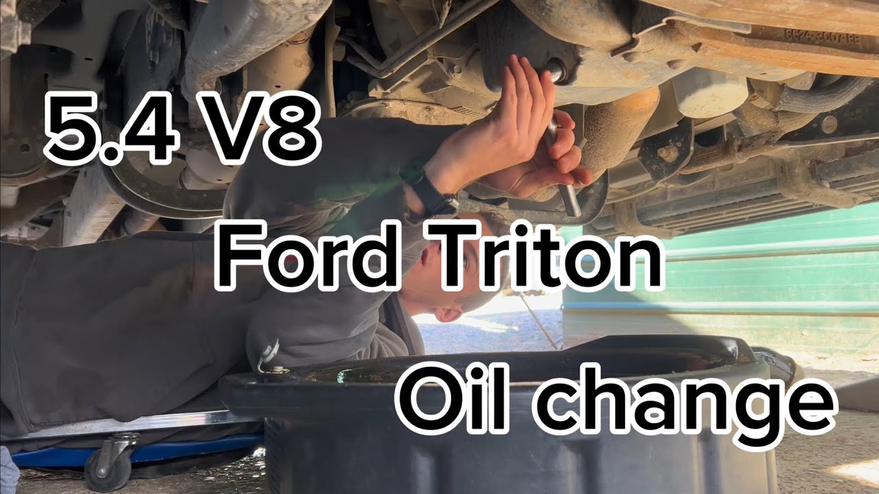 Ford 5.4 Triton Oil Change - YouTube