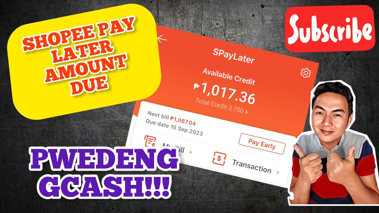 SHOPEE PAY LATER, PAANO BAYARAN GAMIT ANG GCASH - YouTube