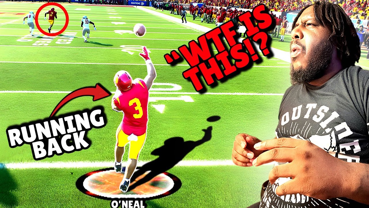 The Half Back Pass Is So Glitchy In College Football 25. - YouTube