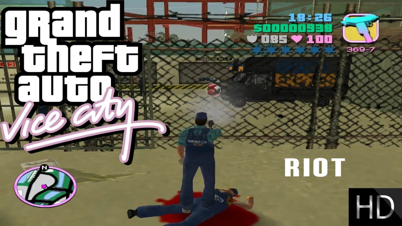 Riot Mission Gameplay Walkthrough | GTA vice city - YouTube