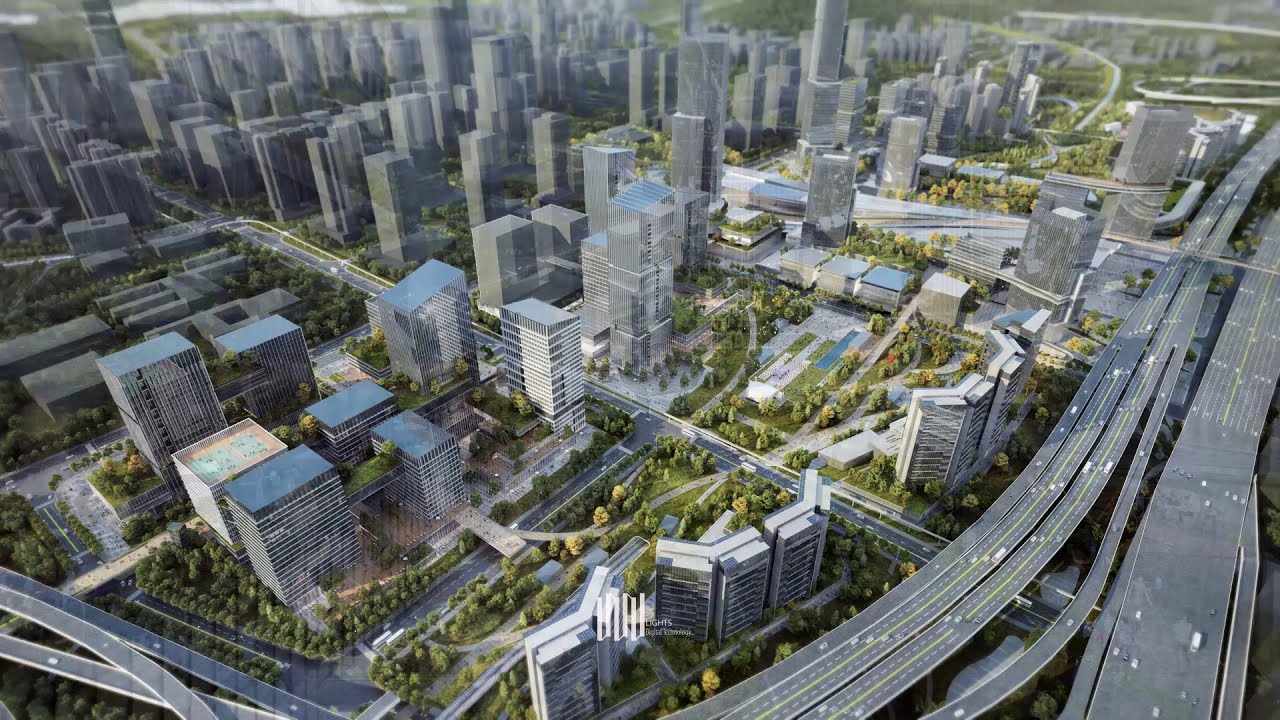 【LightsCG光映】Aedas Xili Railway TOD Hub（TOD，Masterplan） - YouTube