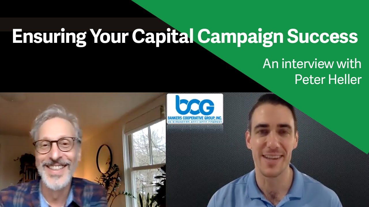 How to Ensure Your Nonprofit's Capital Campaign is a Success: Peter Heller Interview - YouTube