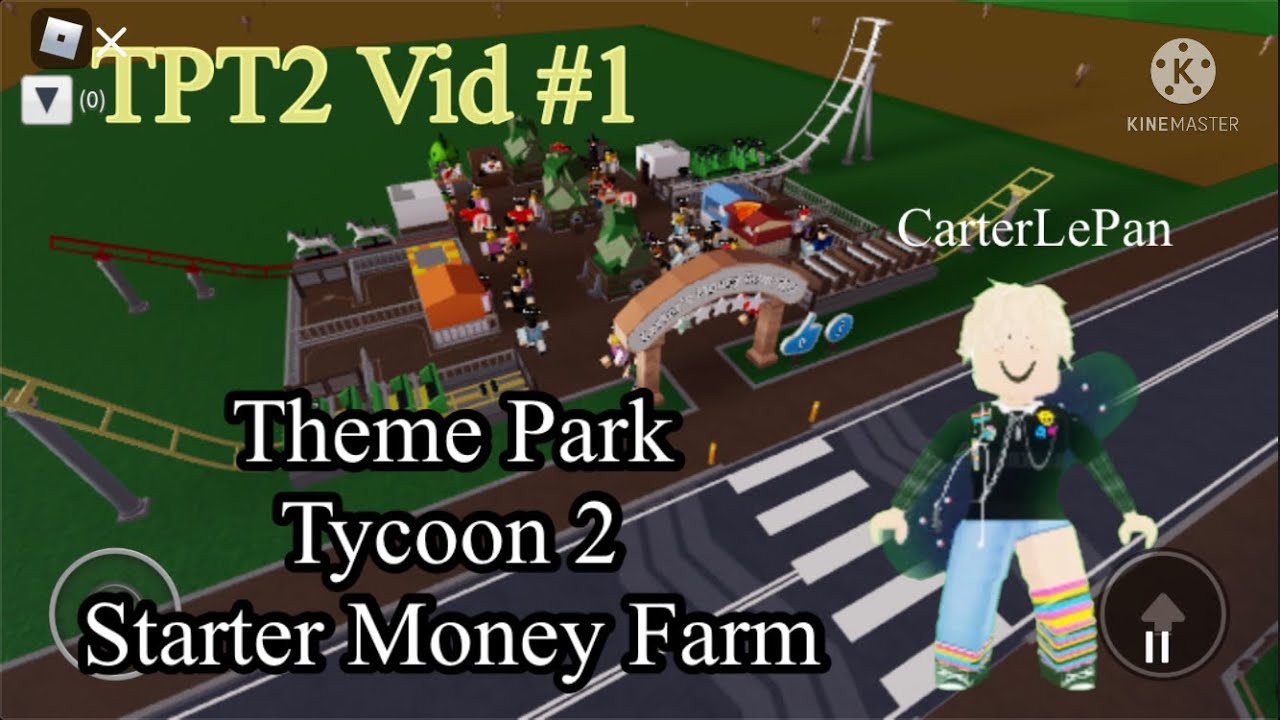 Building an EASY STARTER Money Farm in TPT2 | Theme Park Tycoon 2 ...