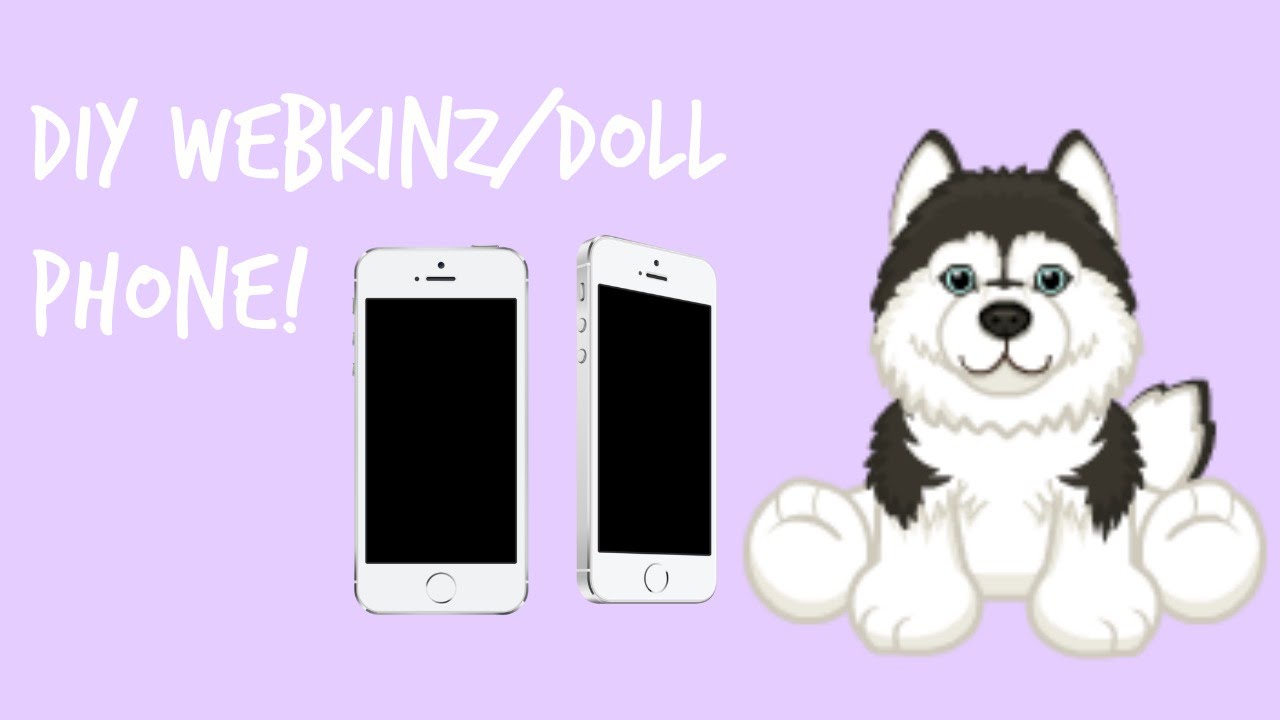 DIY Webkinz/Doll Phone ♡ - YouTube