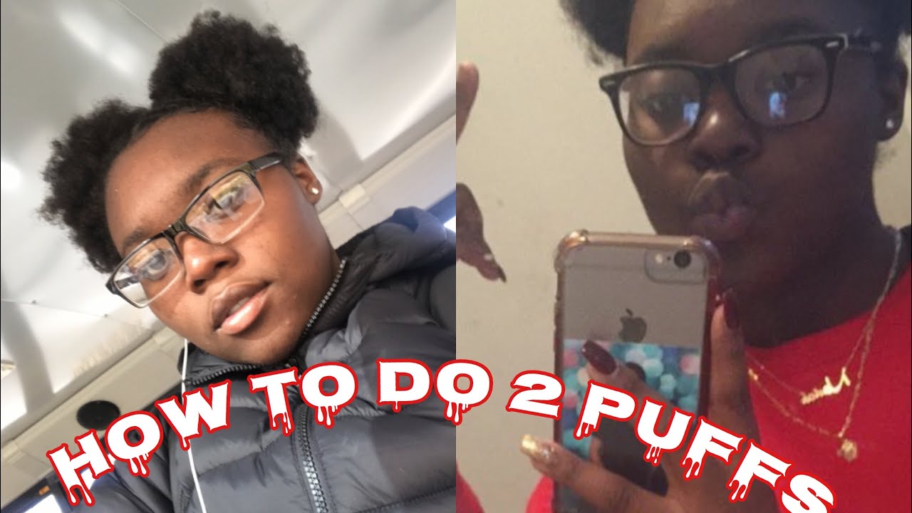 How to : 2 natural puff tutorial - YouTube
