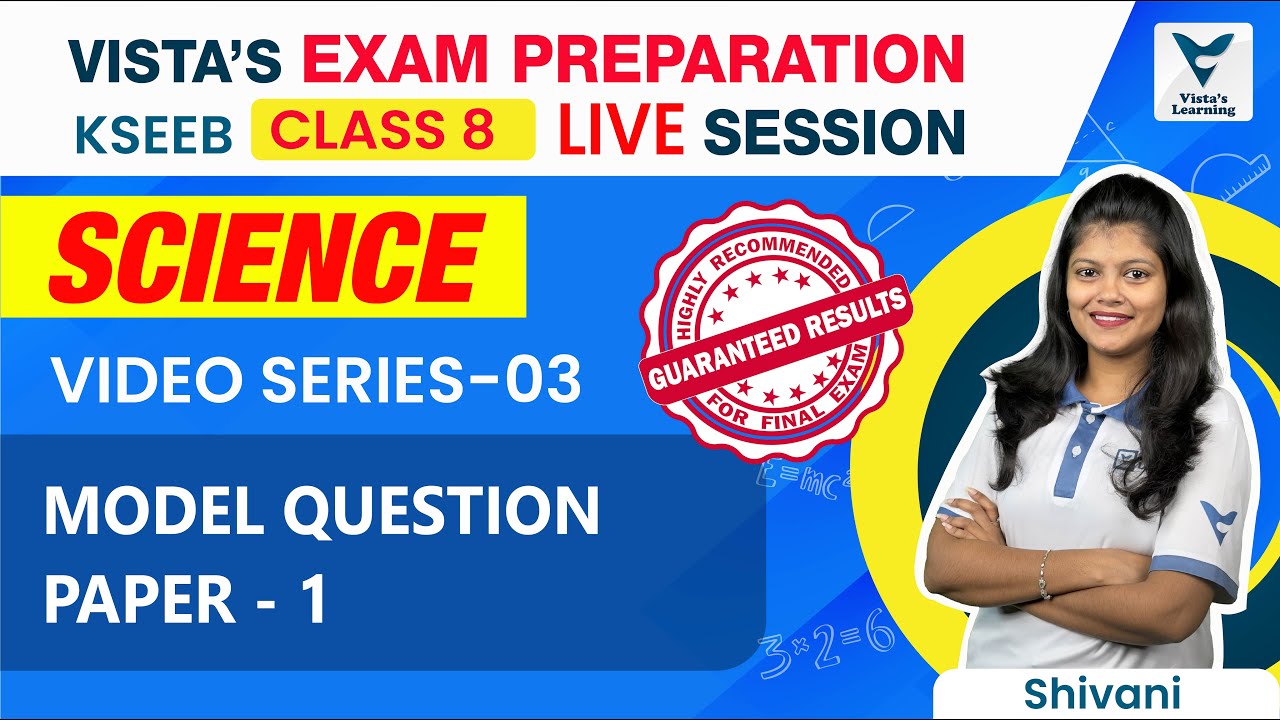 KSEEB Class 8 Science | Model Question Paper 1 | Science Revision ...