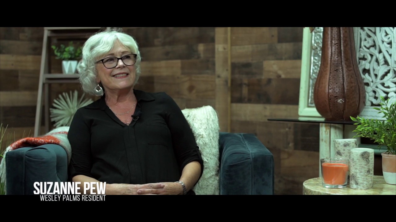 Haley's Interview with Suzanne Pew, Wesley Palms Retirement Community ...