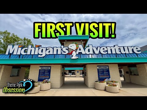 My First Visit to Michigans Adventure! Exploring the Park & More! - YouTube