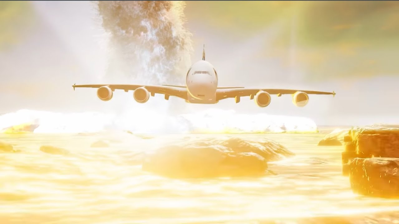 PANCON Airways Flight 815 - Landing Animation - YouTube